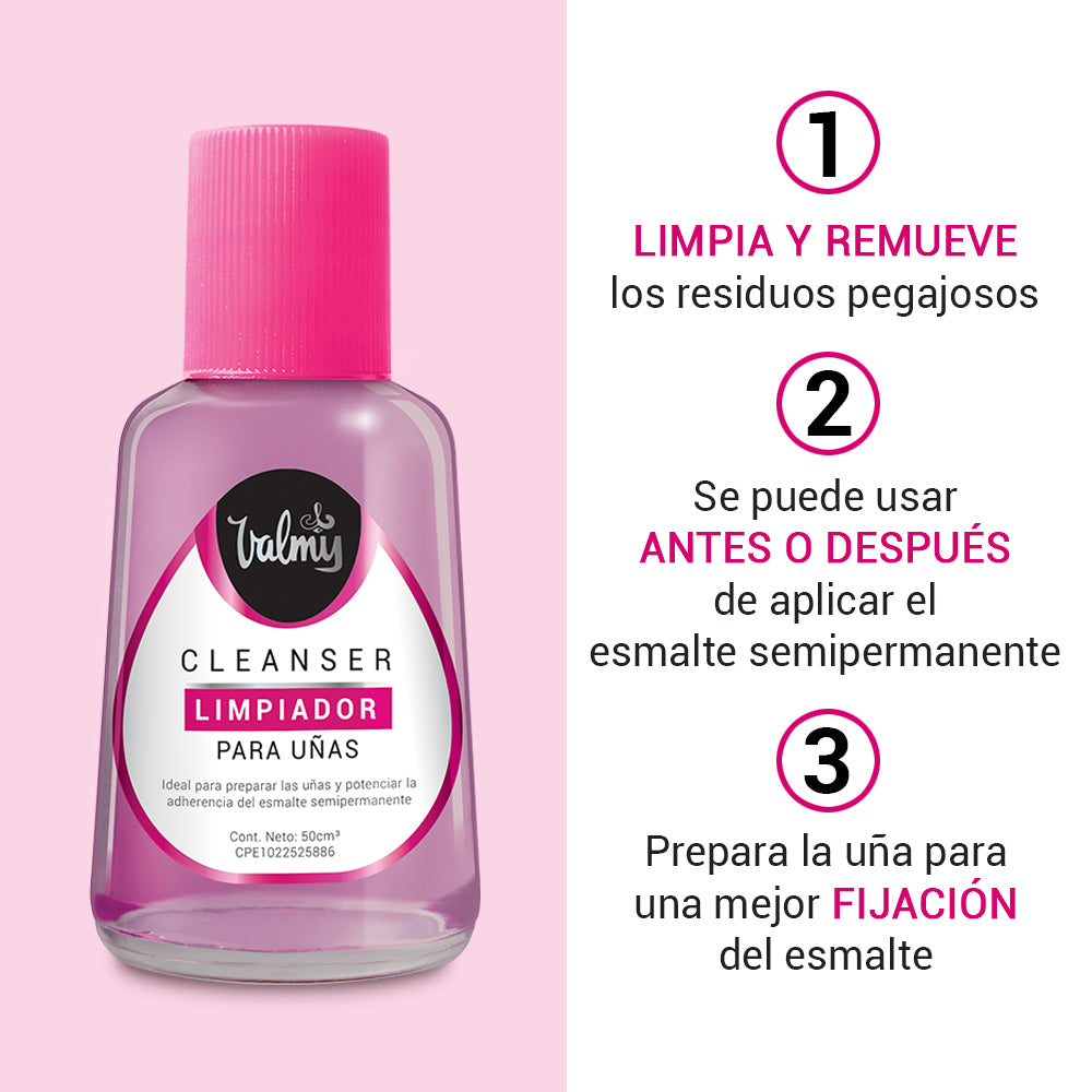 Cleanser Limpiador para uñas – www.valmy.com